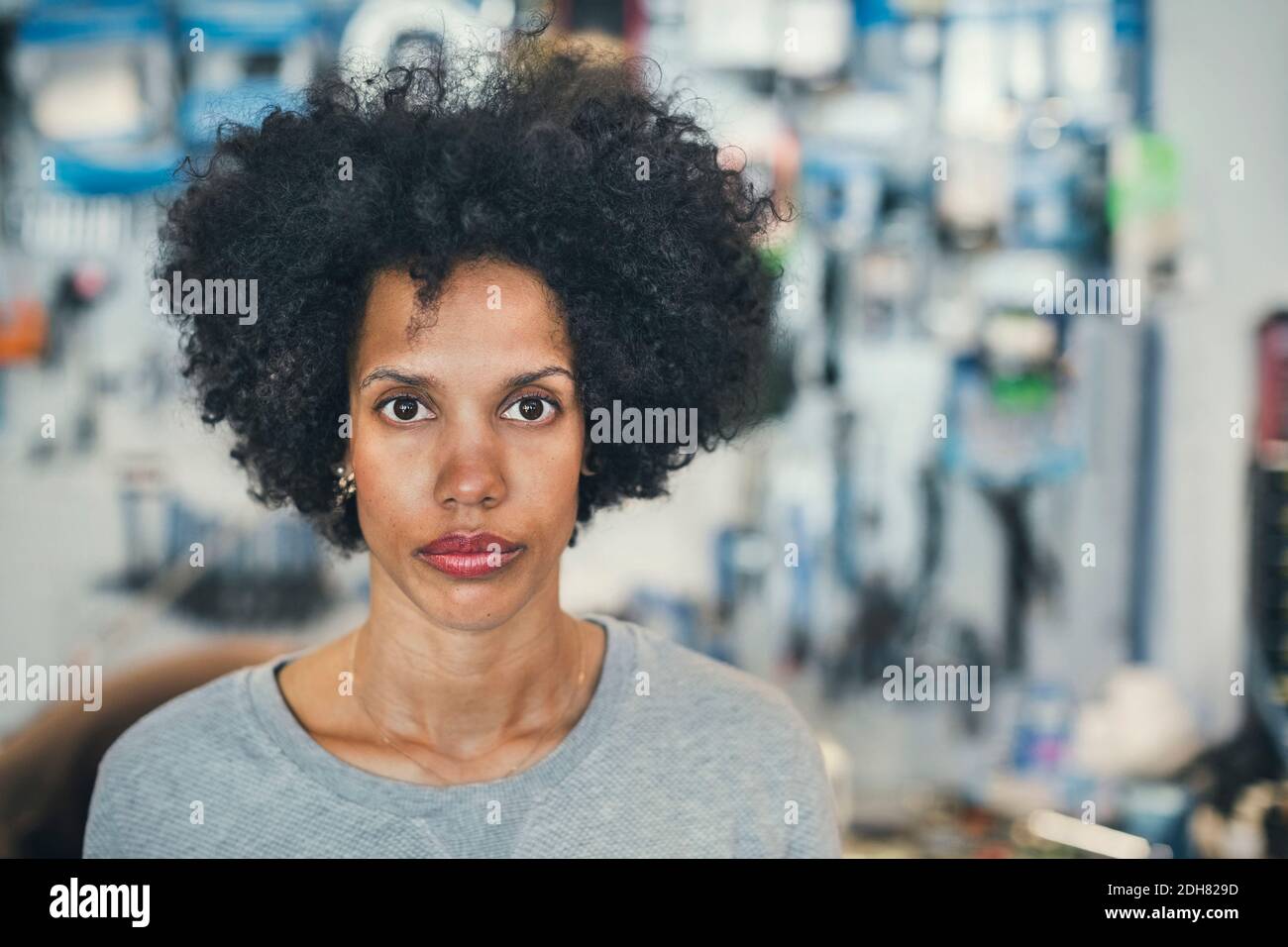 Female serious portrait hi-res stock photography and images - Alamy