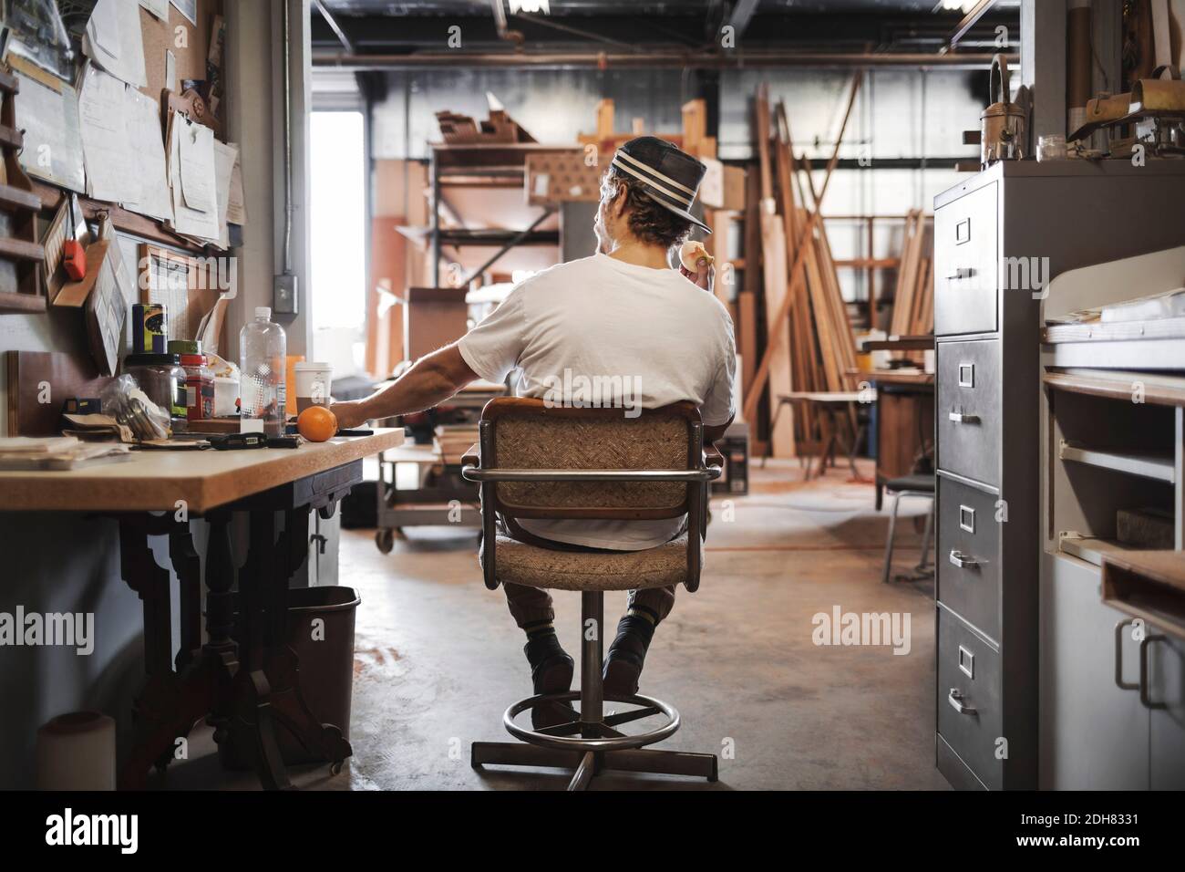 Chair holding hands rear view hi-res stock photography and images - Alamy