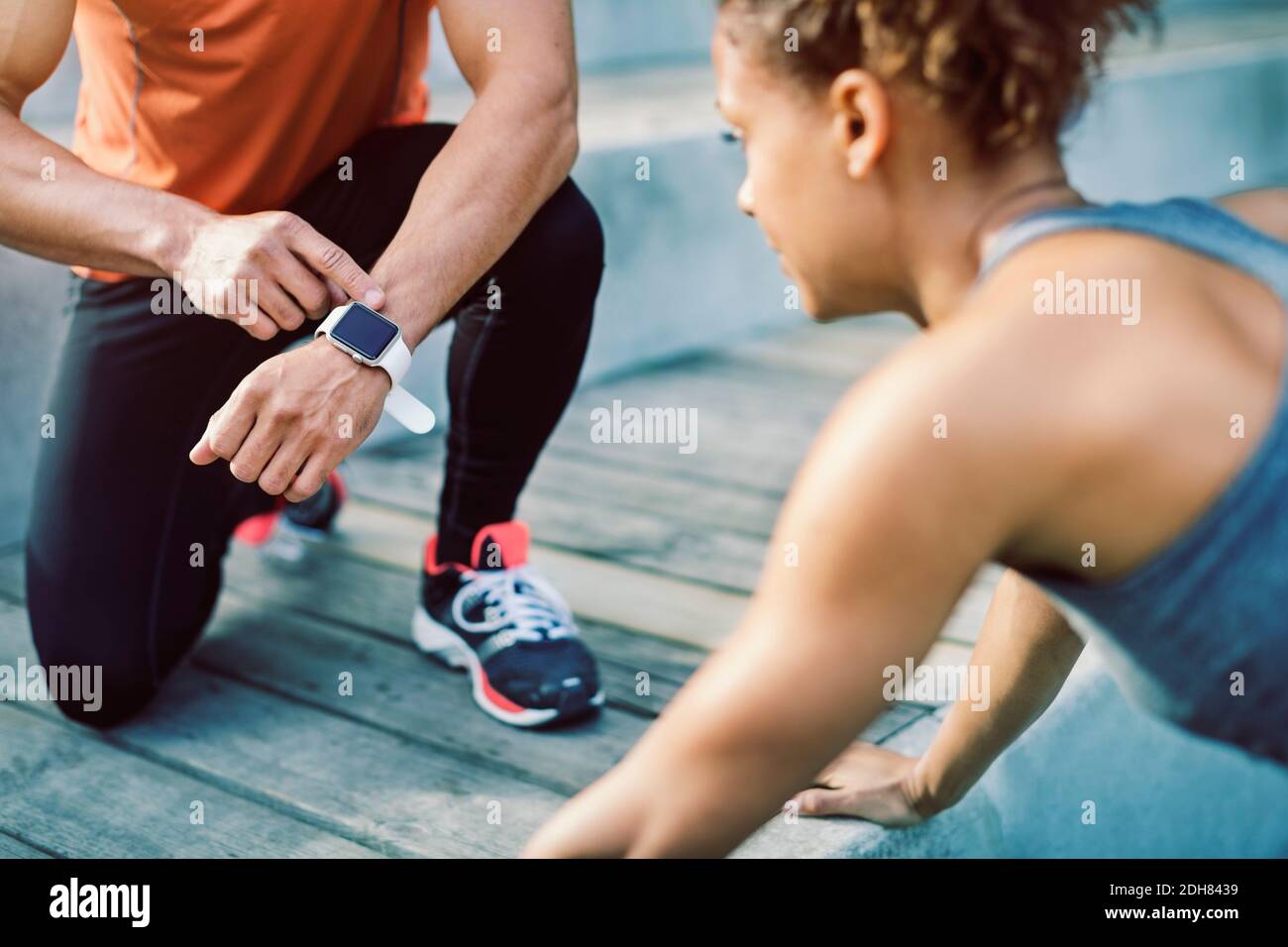 Push ups stopwatch hi-res stock photography and images - Alamy