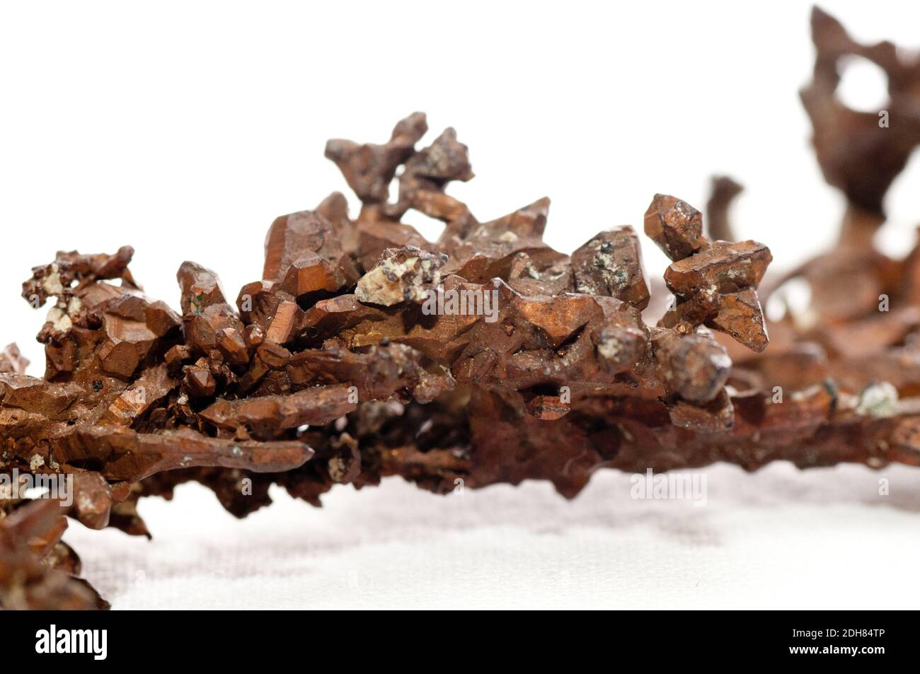 copper ore metal mineral sample used in manufacturing and jewelry Stock ...