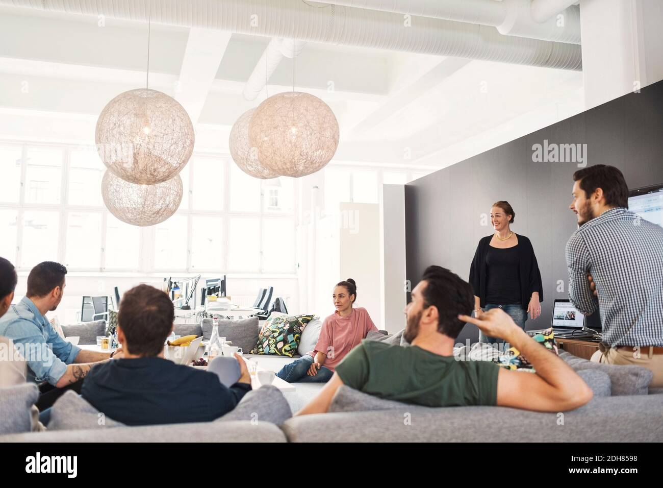 Business meeting modern multi ethnic hi-res stock photography and images - Alamy