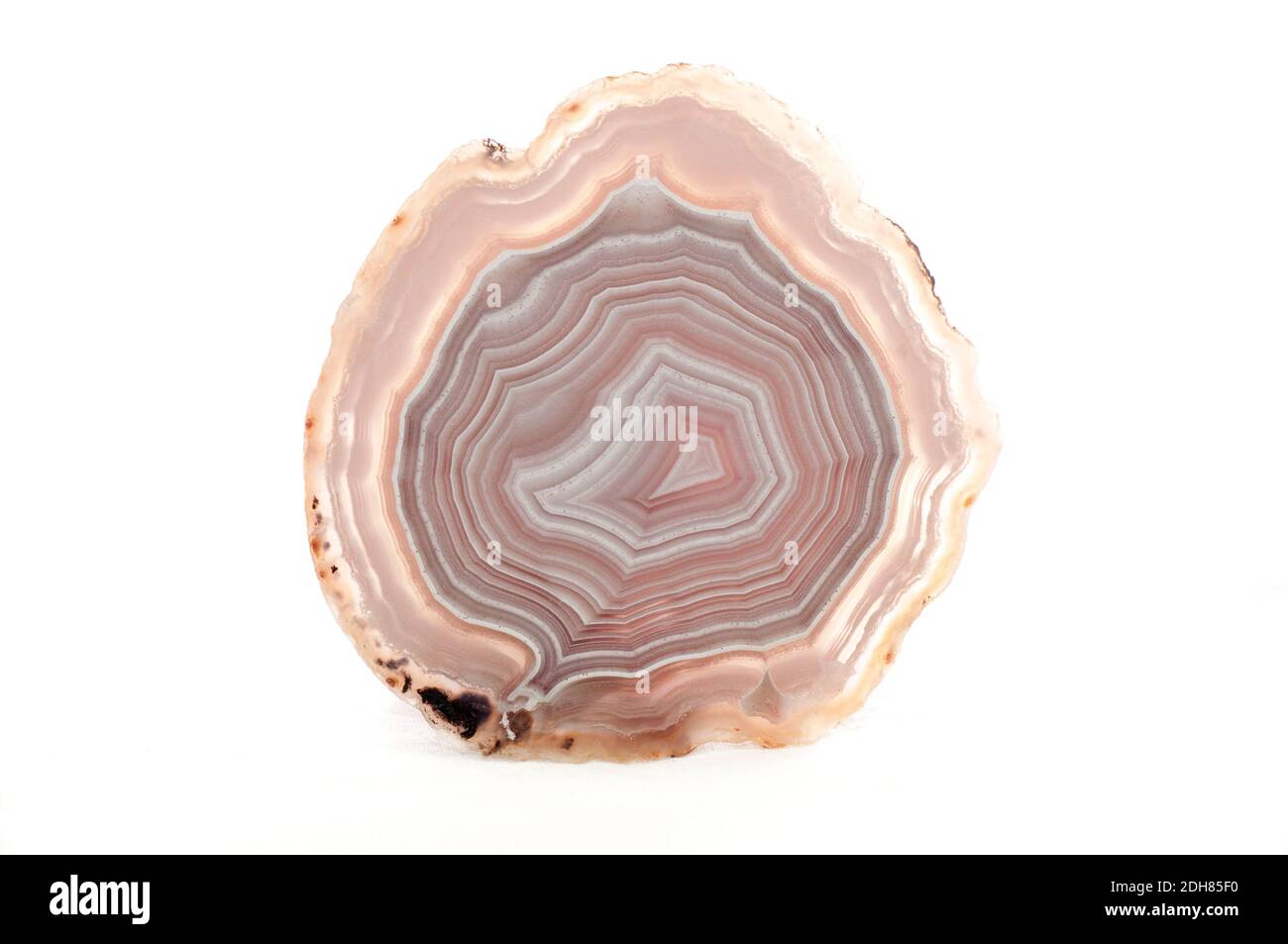 rough round agate mineral sample with outer shell geode Stock Photo - Alamy