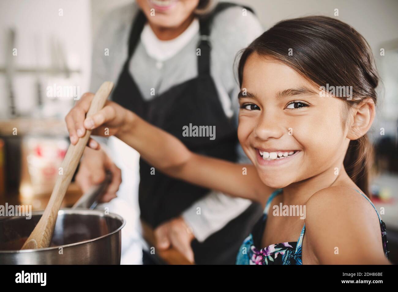 Indian girl cooking hi-res stock photography and images - Alamy