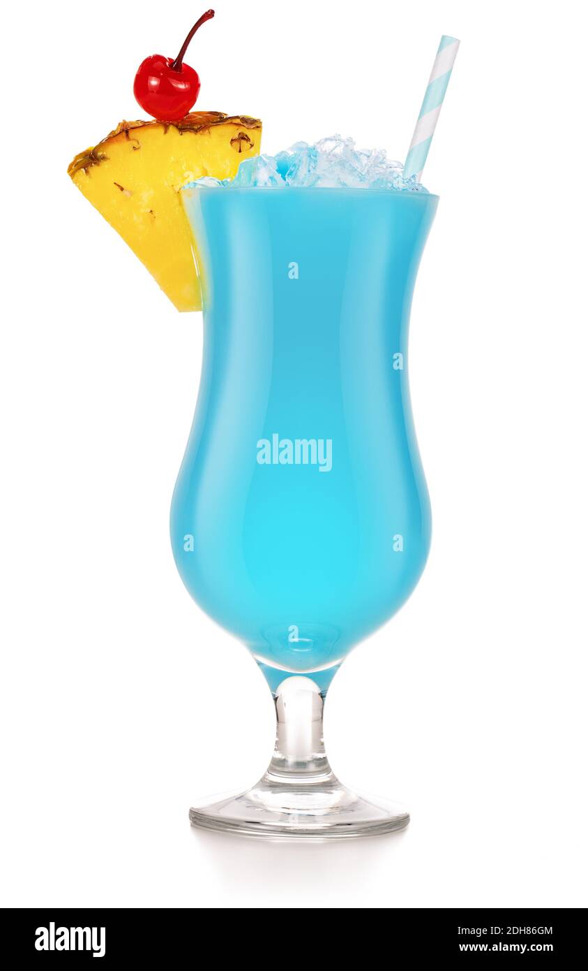 Blue cocktail pineapple hi-res stock photography and images - Alamy