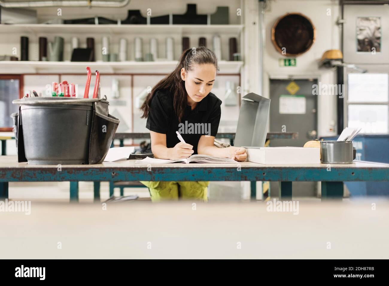 Young woman in school uniform hi-res stock photography and images - Alamy