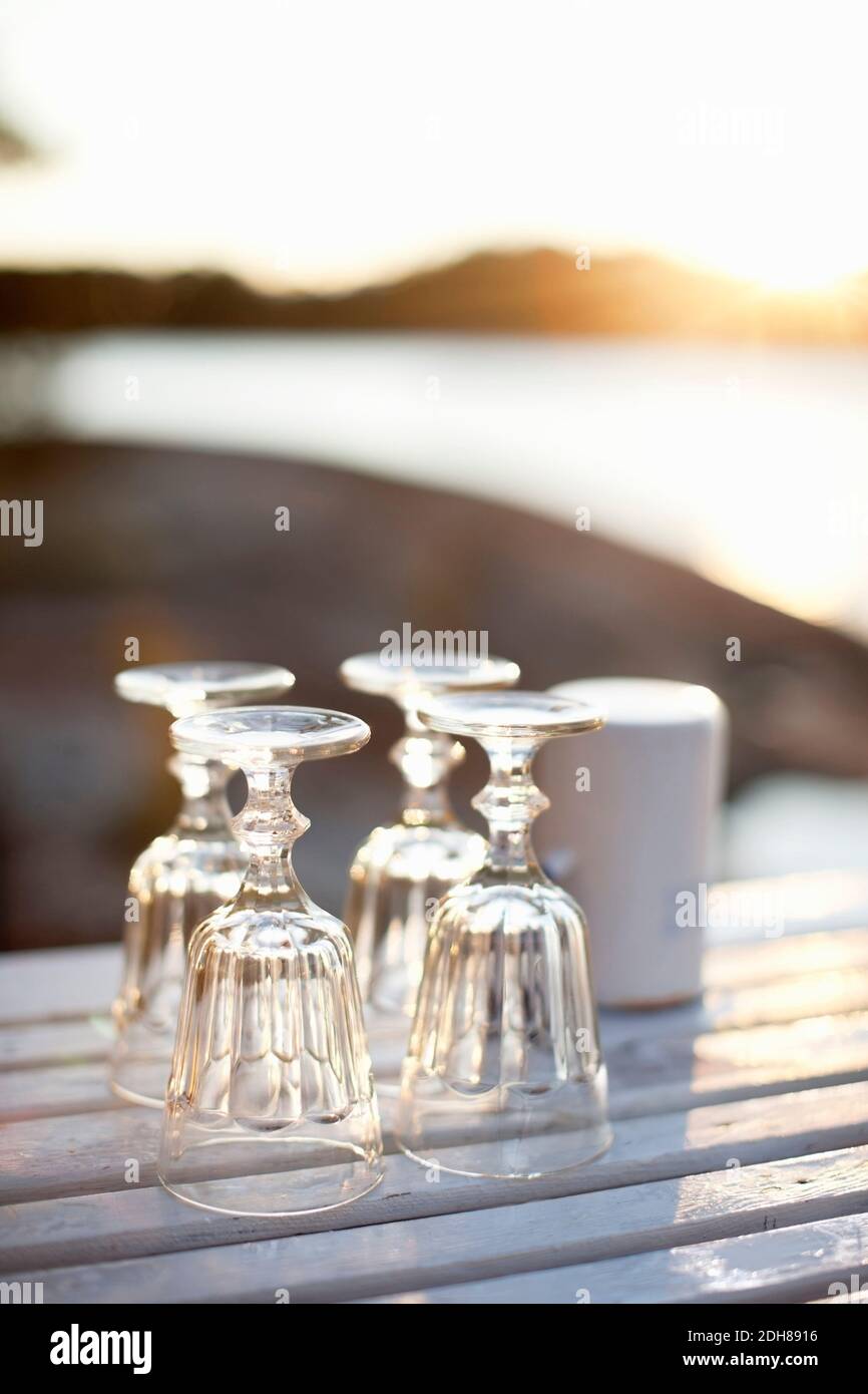Upside down tables hi-res stock photography and images - Alamy