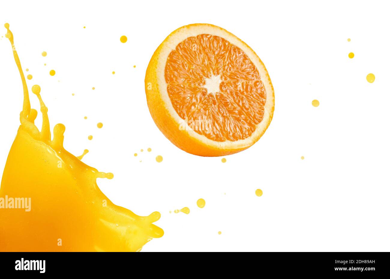Slice of wet orange hi-res stock photography and images - Alamy