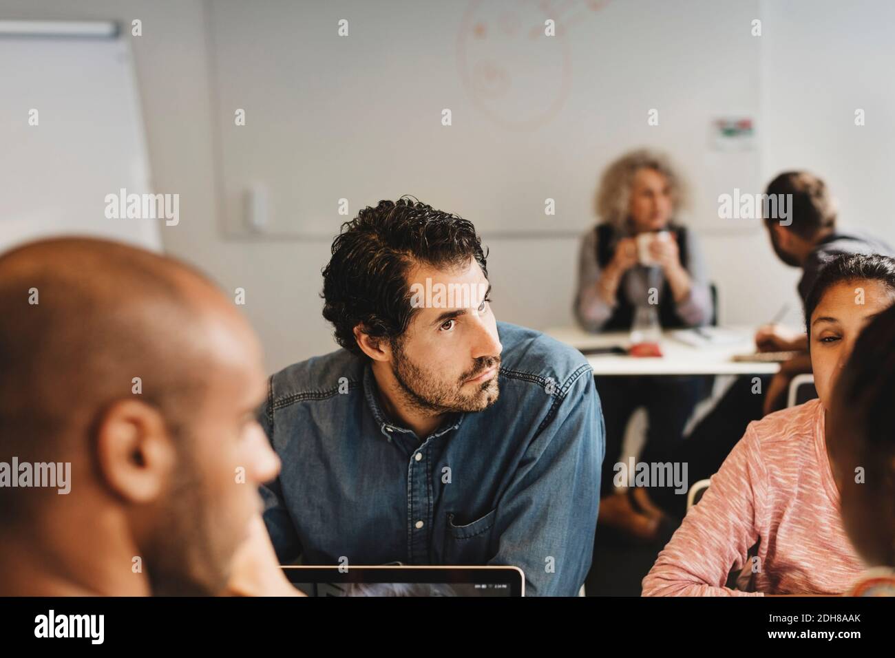 African american man teacher hi-res stock photography and images - Alamy