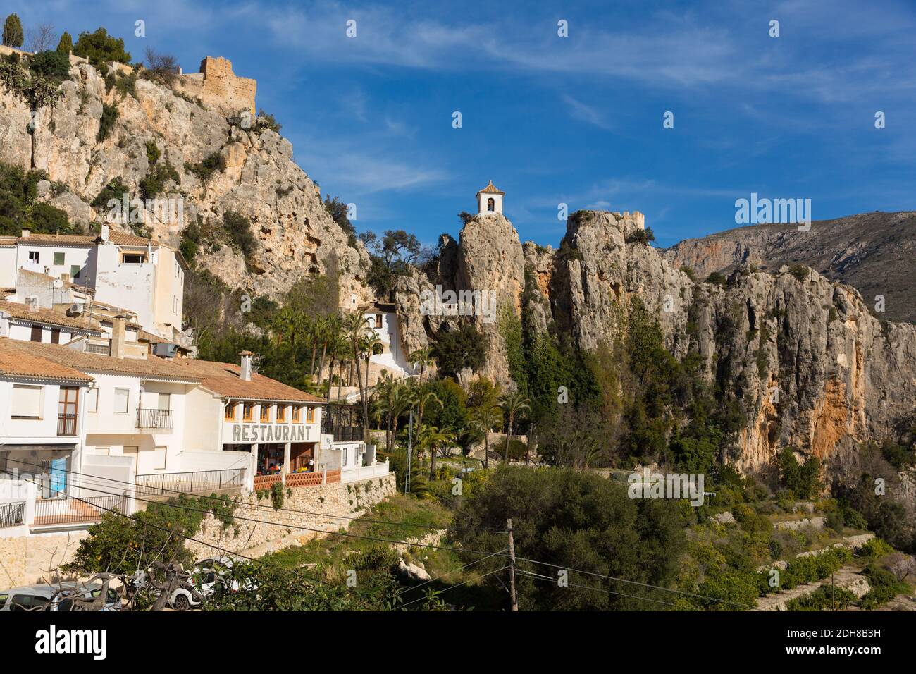 Guadalest castle scenery hi-res stock photography and images - Alamy