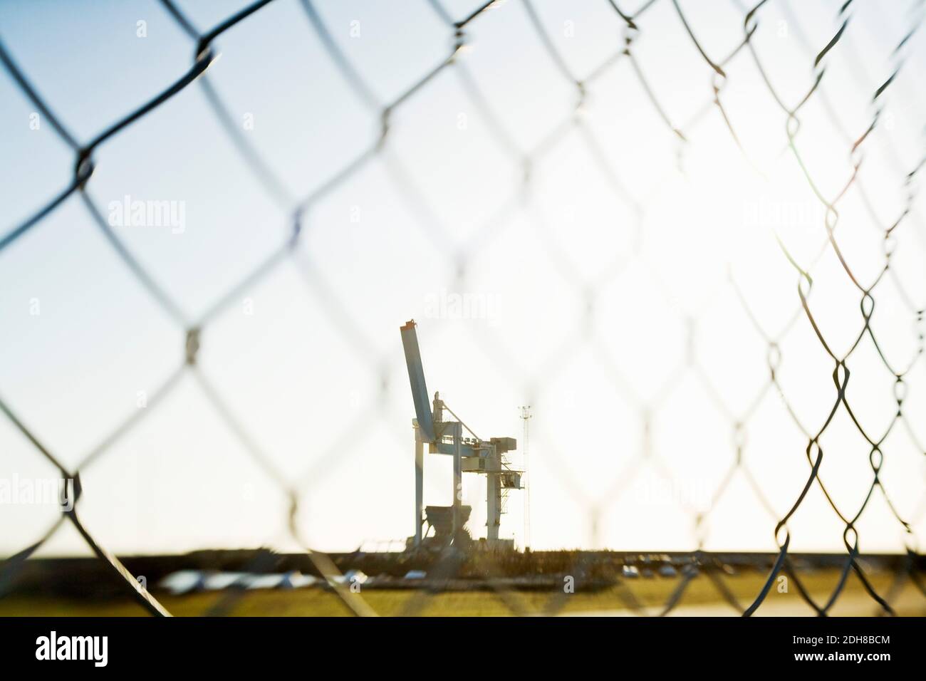 Chain Link Cyclone Fence High Resolution Stock Photography and Images ...