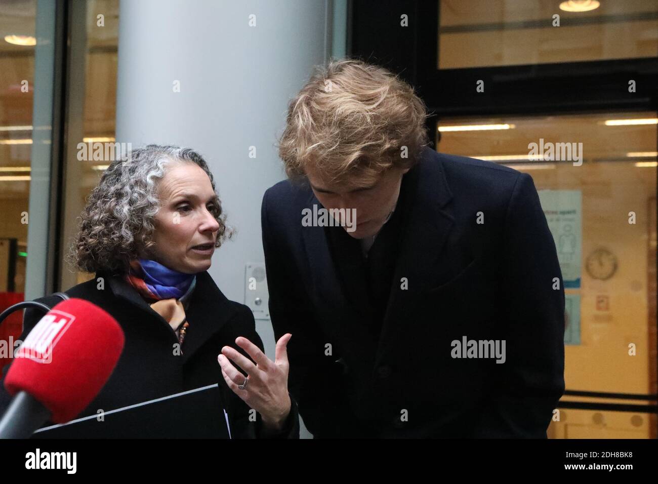 German tennis star Alexander Zverev with lawyer Anya Proops leaving the ...