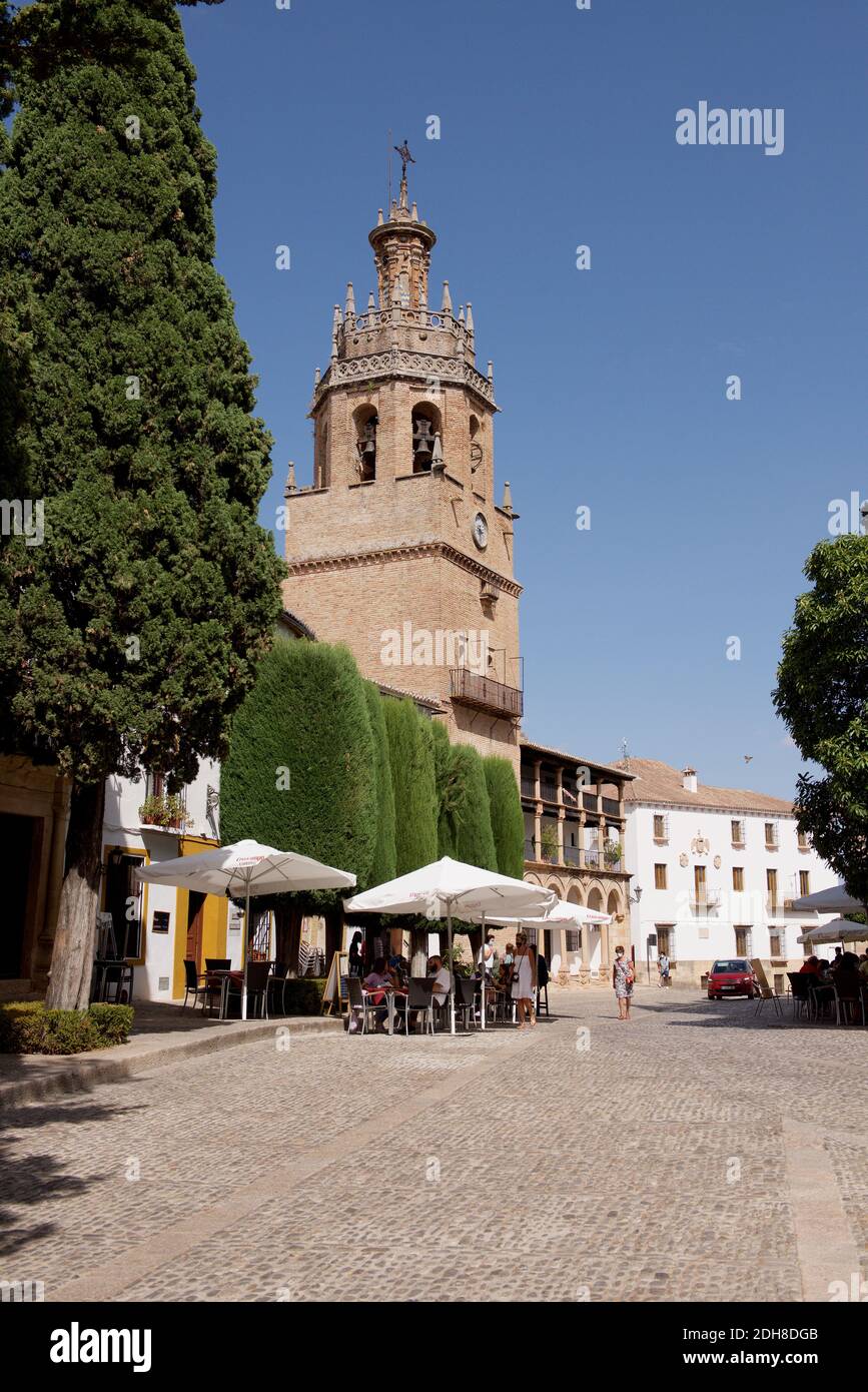 Church of Santa Maria, Ronda, Spain Stock Photo - Alamy