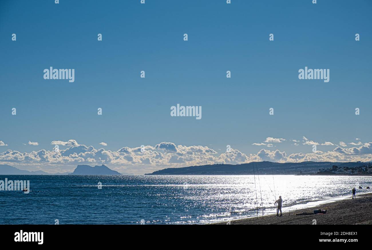 running on beach in spain Stock Photo - Alamy