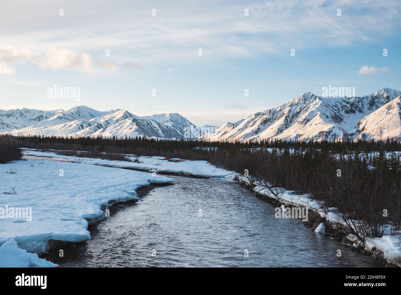 The mesmerizing scenery of Jack River in Alaska Stock Photo - Alamy