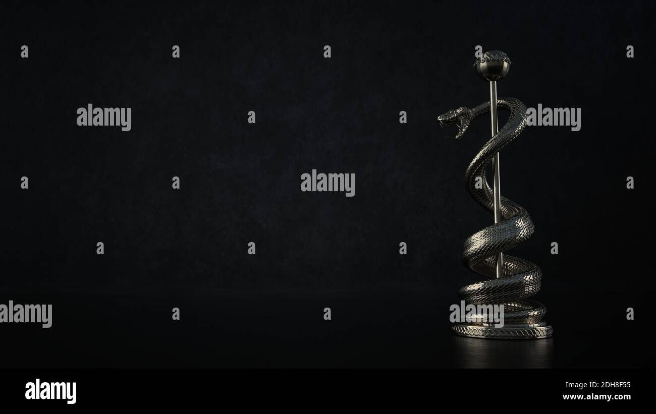 Asclepius staff hi-res stock photography and images - Alamy