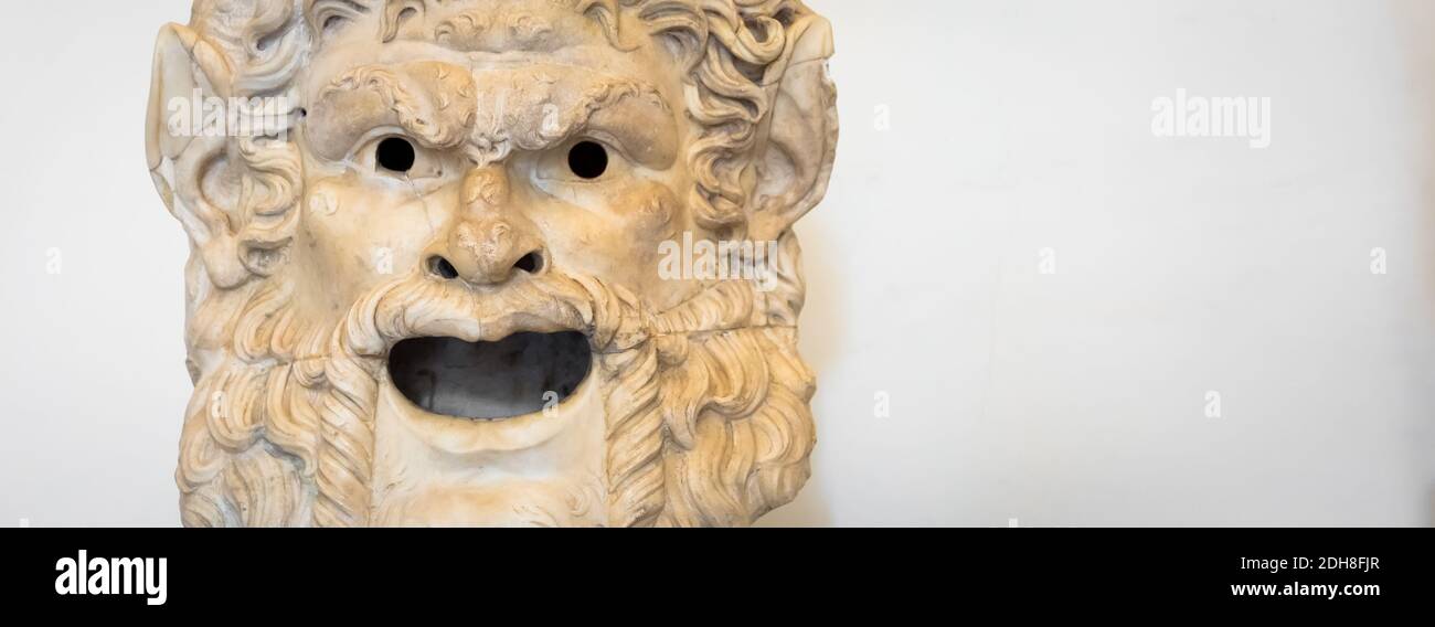 Gothic Satan Head Stock Photo - Alamy