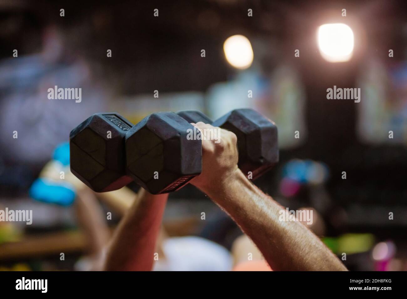 total body workout group training Stock Photo - Alamy
