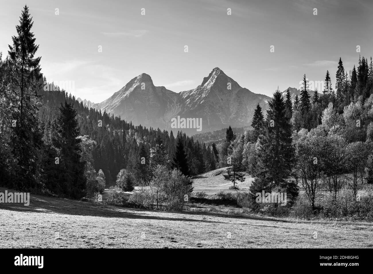 Autumn view on High Tatras mountains national park in Slovakia Stock ...