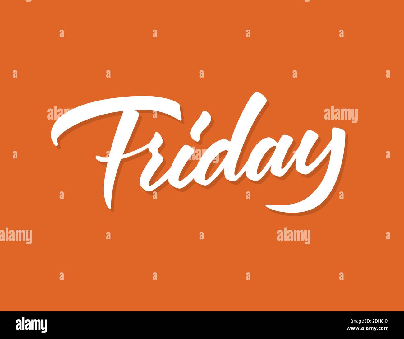 Friday lettering vector inscription Stock Vector Image & Art - Alamy