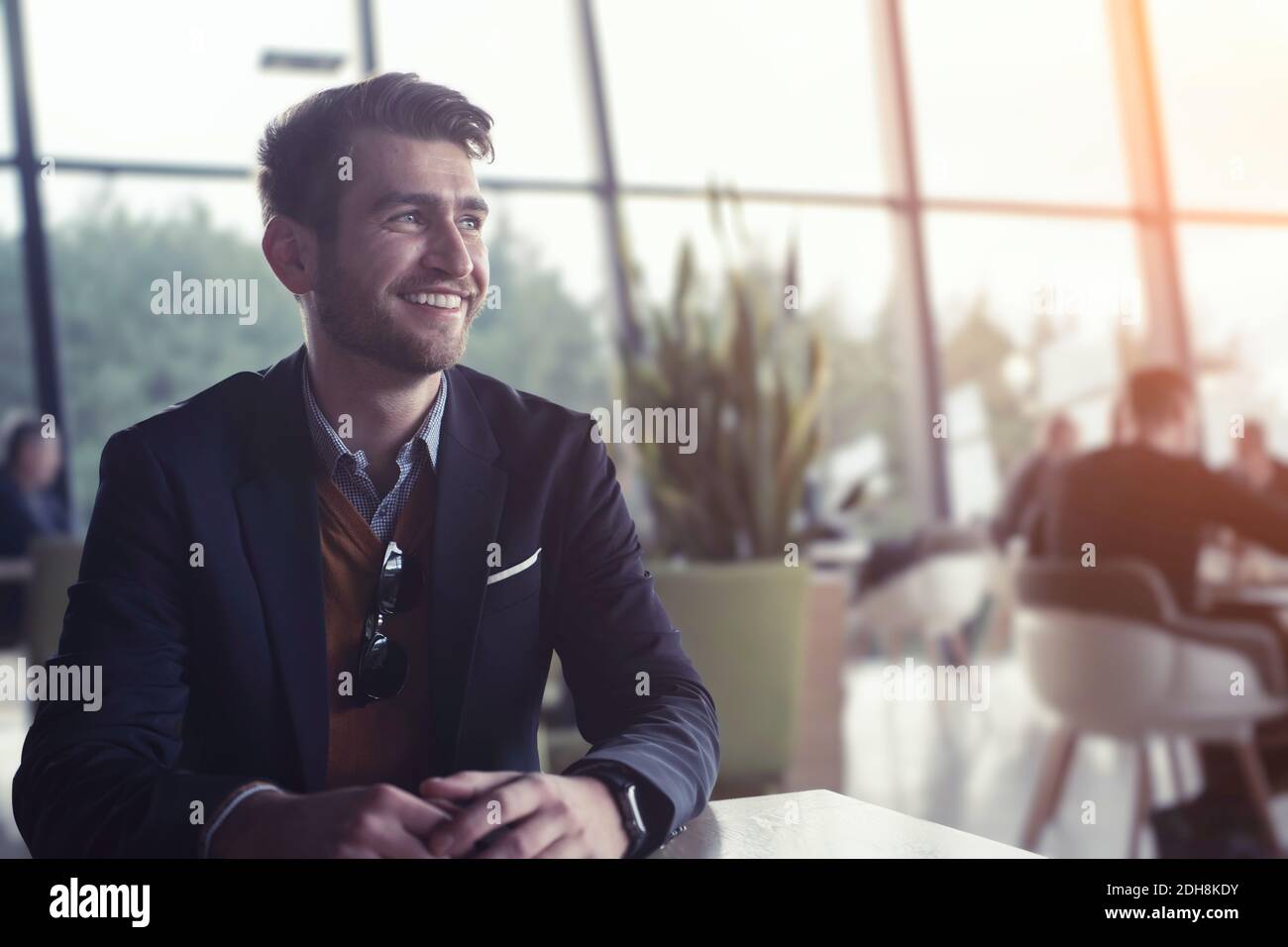 business man portrait at modern office Stock Photo - Alamy