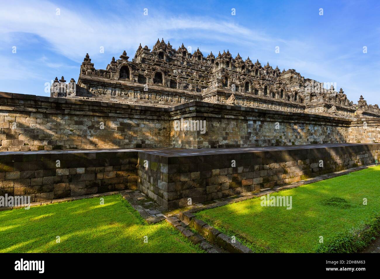Borobudur Buddist Temple - island Java Indonesia Stock Photo - Alamy