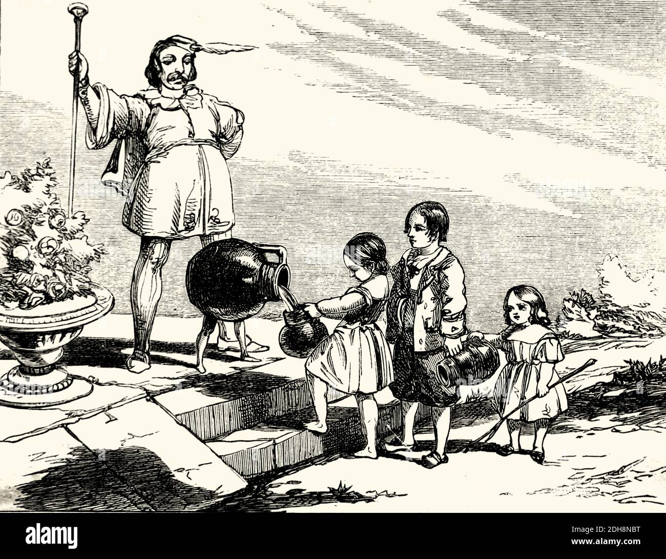 The Pitcher gives soup to the poor from Patty and her pitcher a Fairy ...