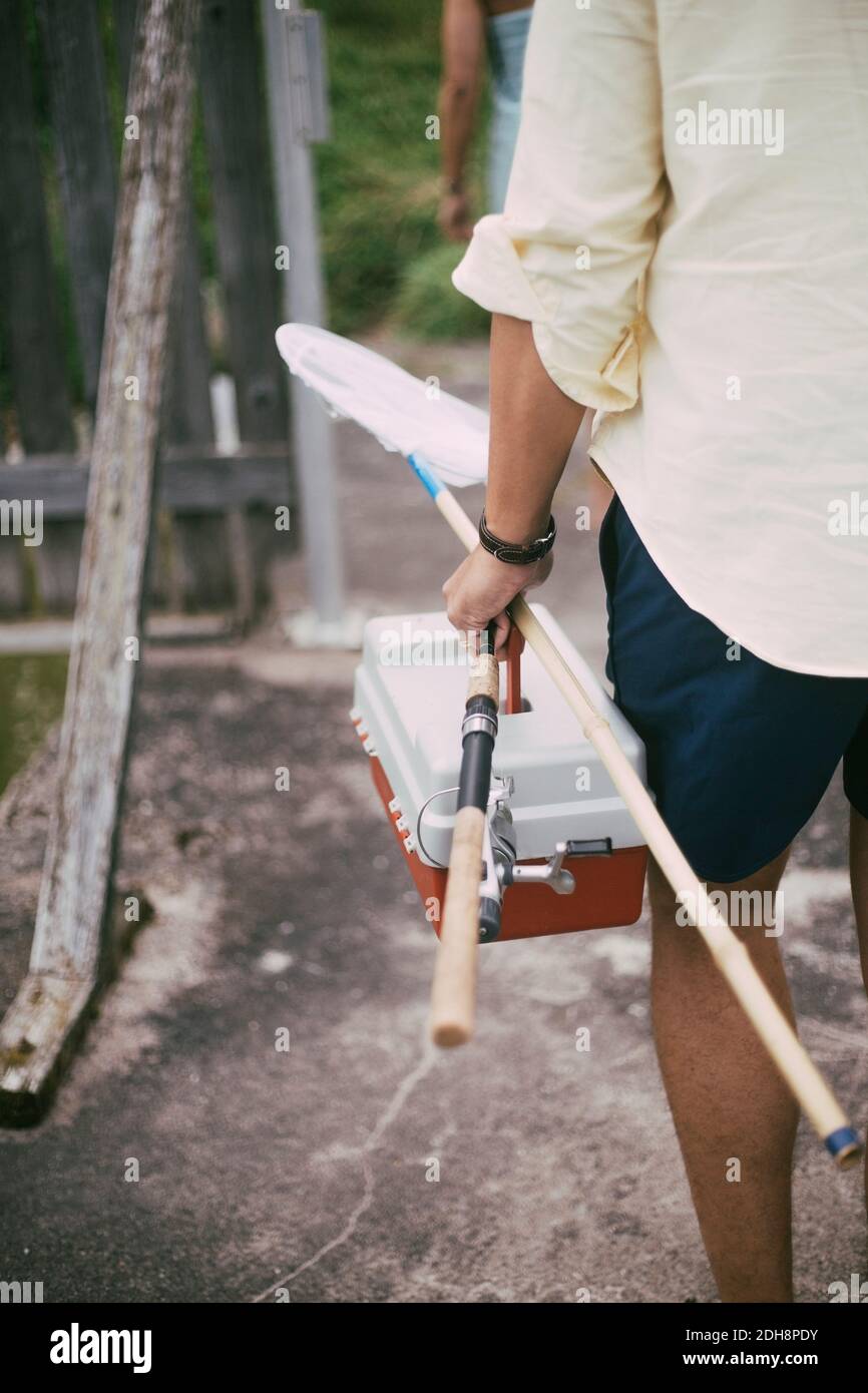Box carrying man midsection hi-res stock photography and images - Alamy