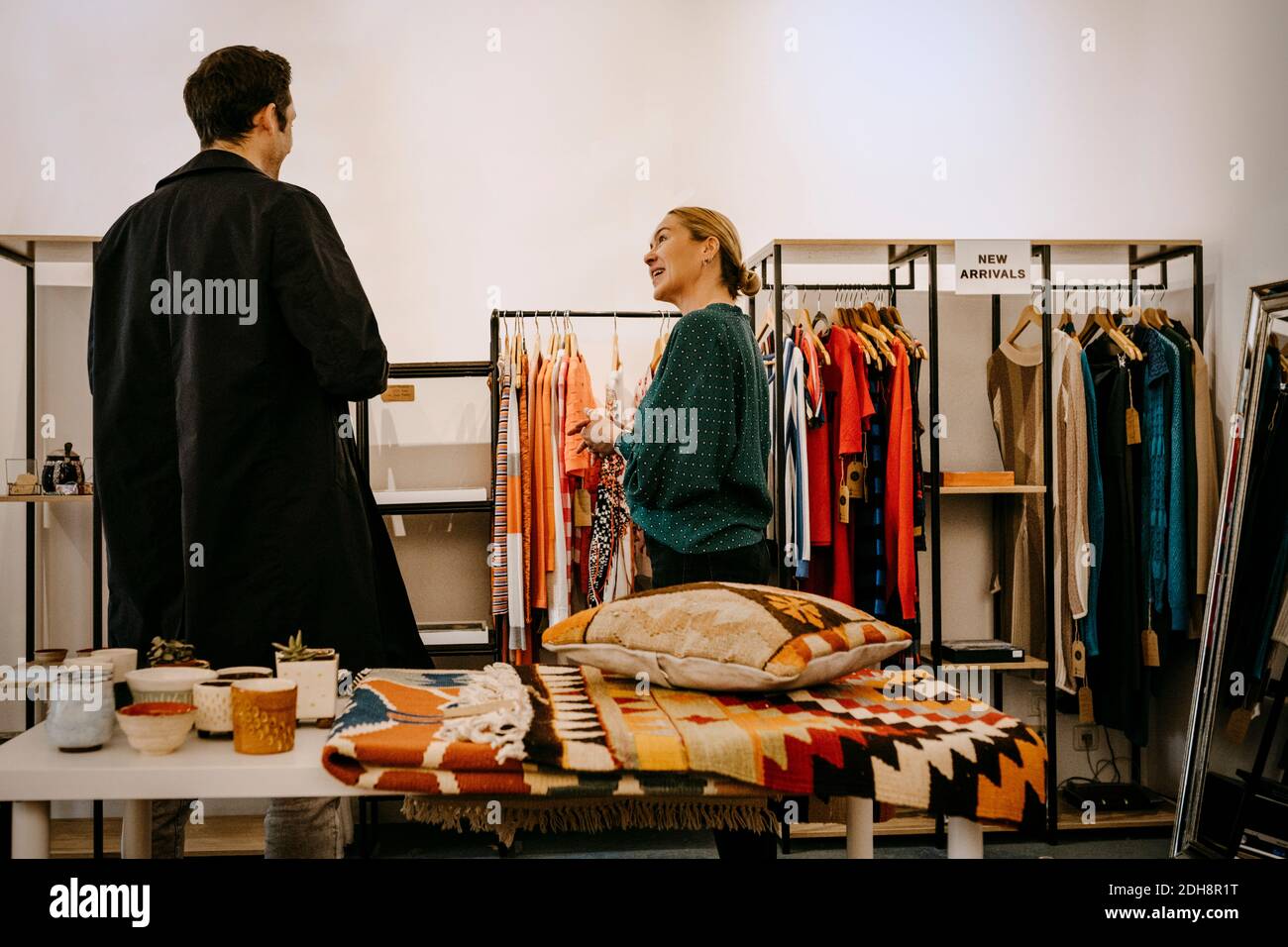 Customer shopping in a clothing store hi-res stock photography and ...