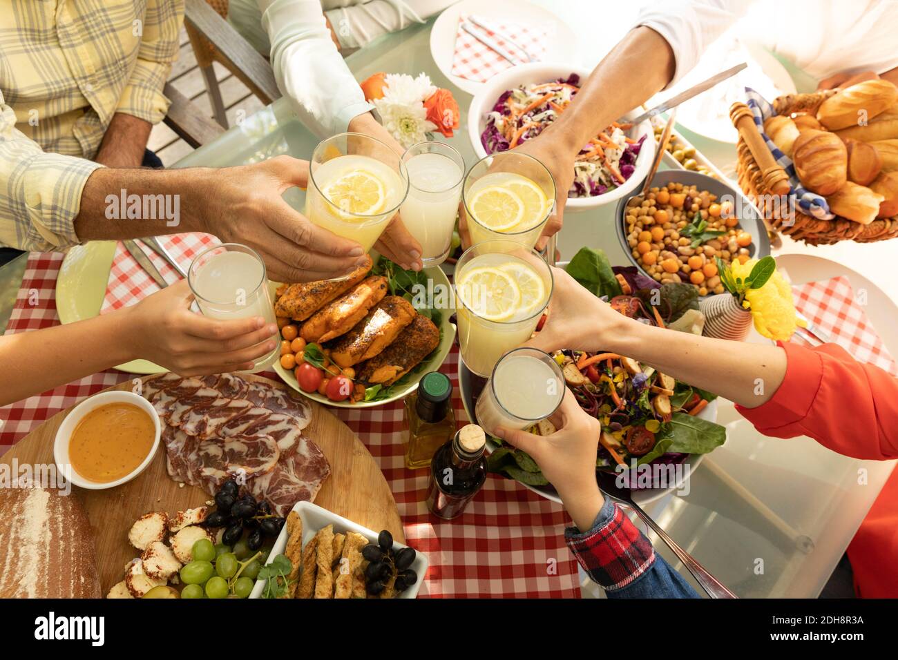 Elderly woman eating toast hi-res stock photography and images - Alamy
