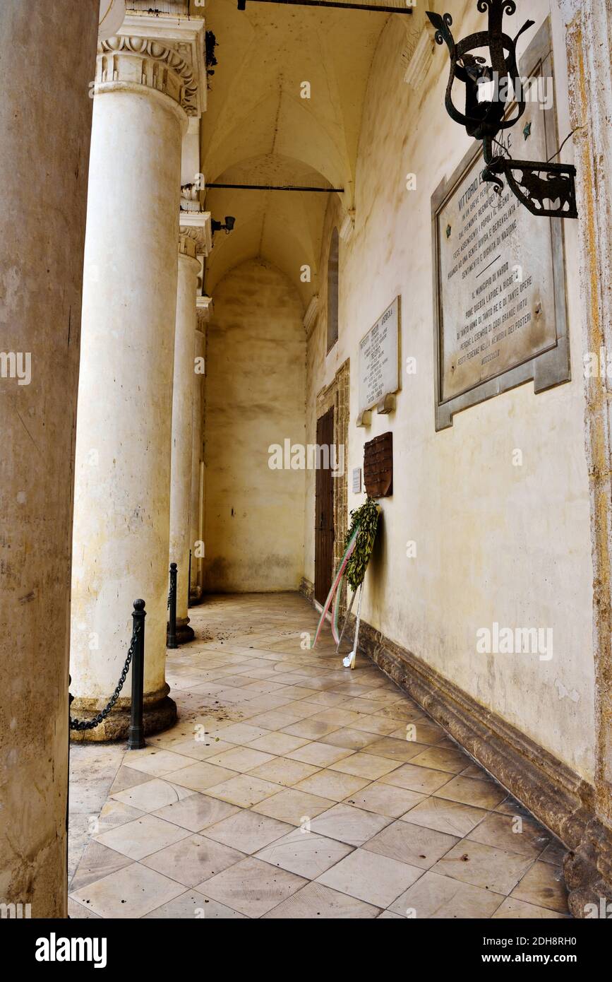 ancient city palace antonio salandra square nardò italy Stock Photo - Alamy