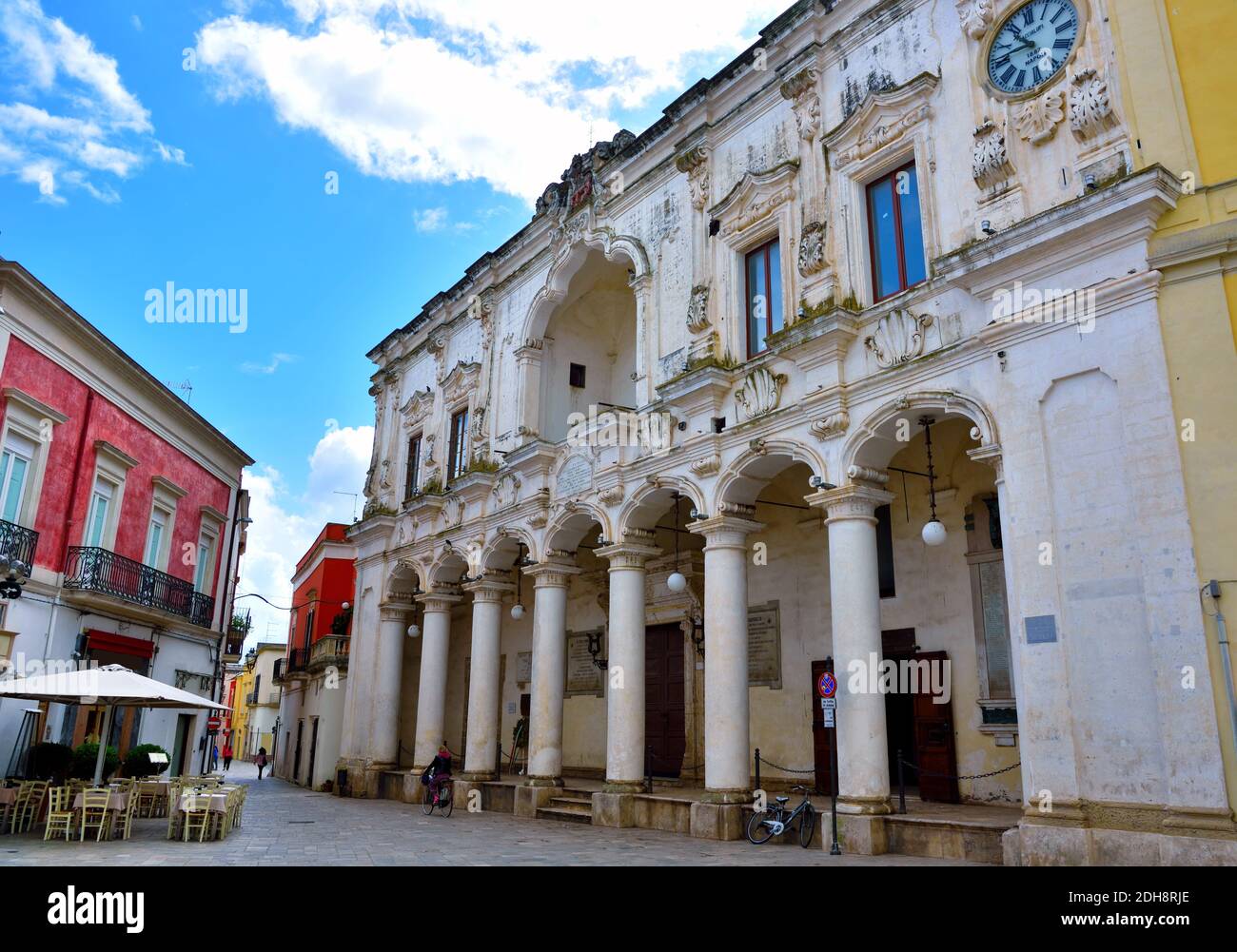 ancient city palace antonio salandra square nardò italy Stock Photo - Alamy