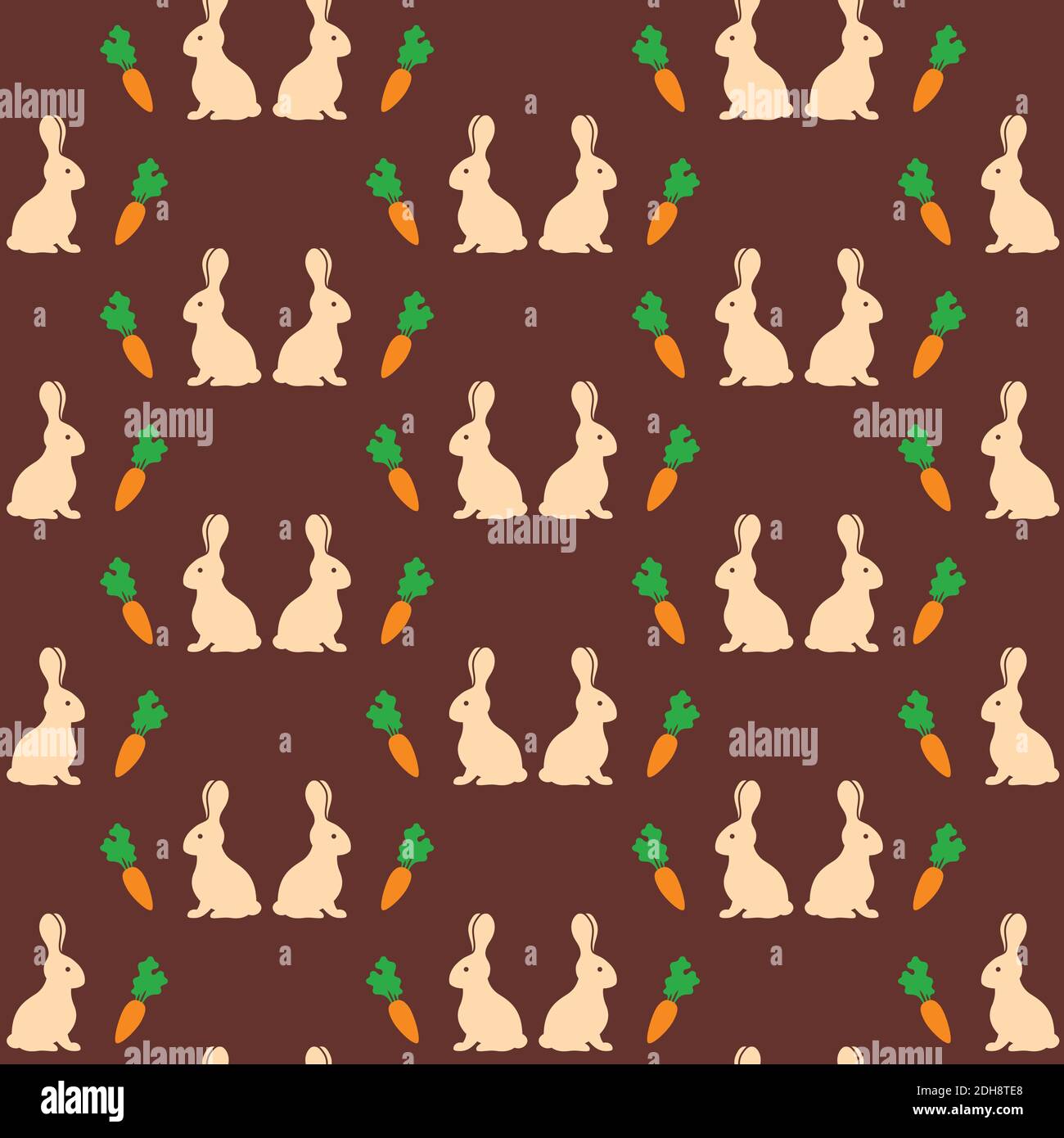 Cartoon rabbit carrot Stock Vector Images - Alamy
