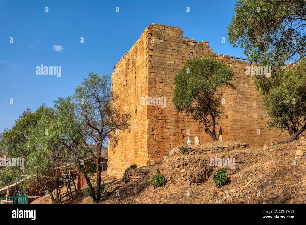 Ruins of the Yeha temple in Yeha, Ethiopia, Africa Stock Photo - Alamy