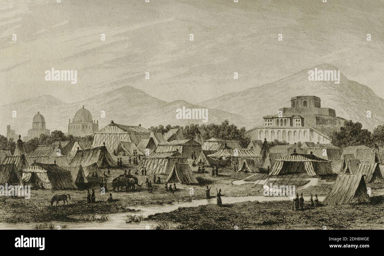 Persia. Soltaniyeh, Zanjan Province. The capital of the Ilkhanate ...