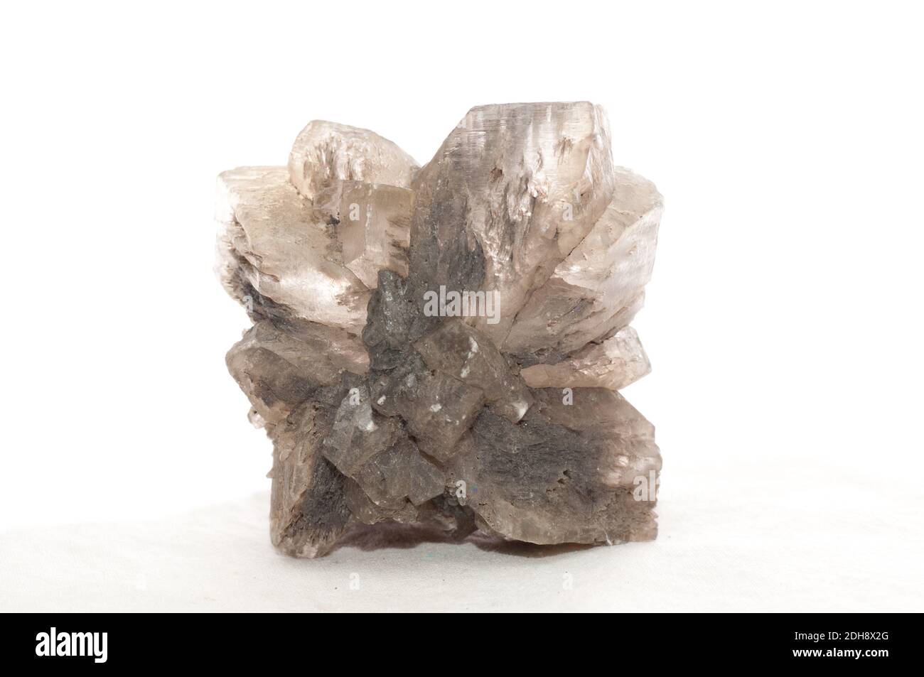 a rough unrefined gypsum sample with large crystals Stock Photo - Alamy