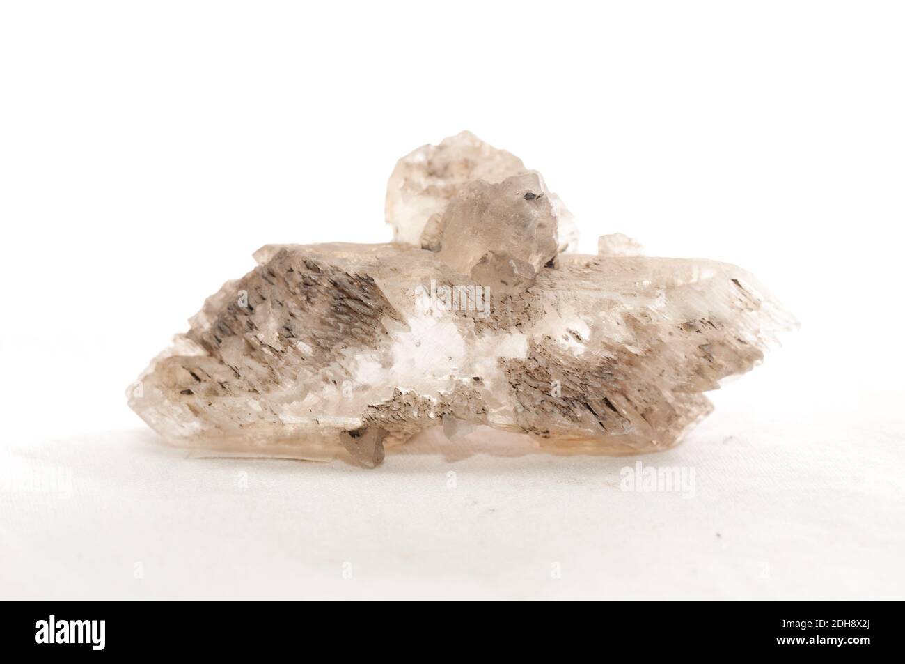 a rough unrefined gypsum sample with large crystals Stock Photo - Alamy