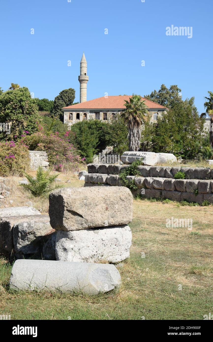 Excavations in Kos City Stock Photo - Alamy