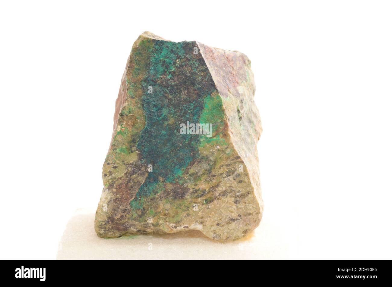 copper ore metal mineral sample used in manufacturing and jewelry Stock ...