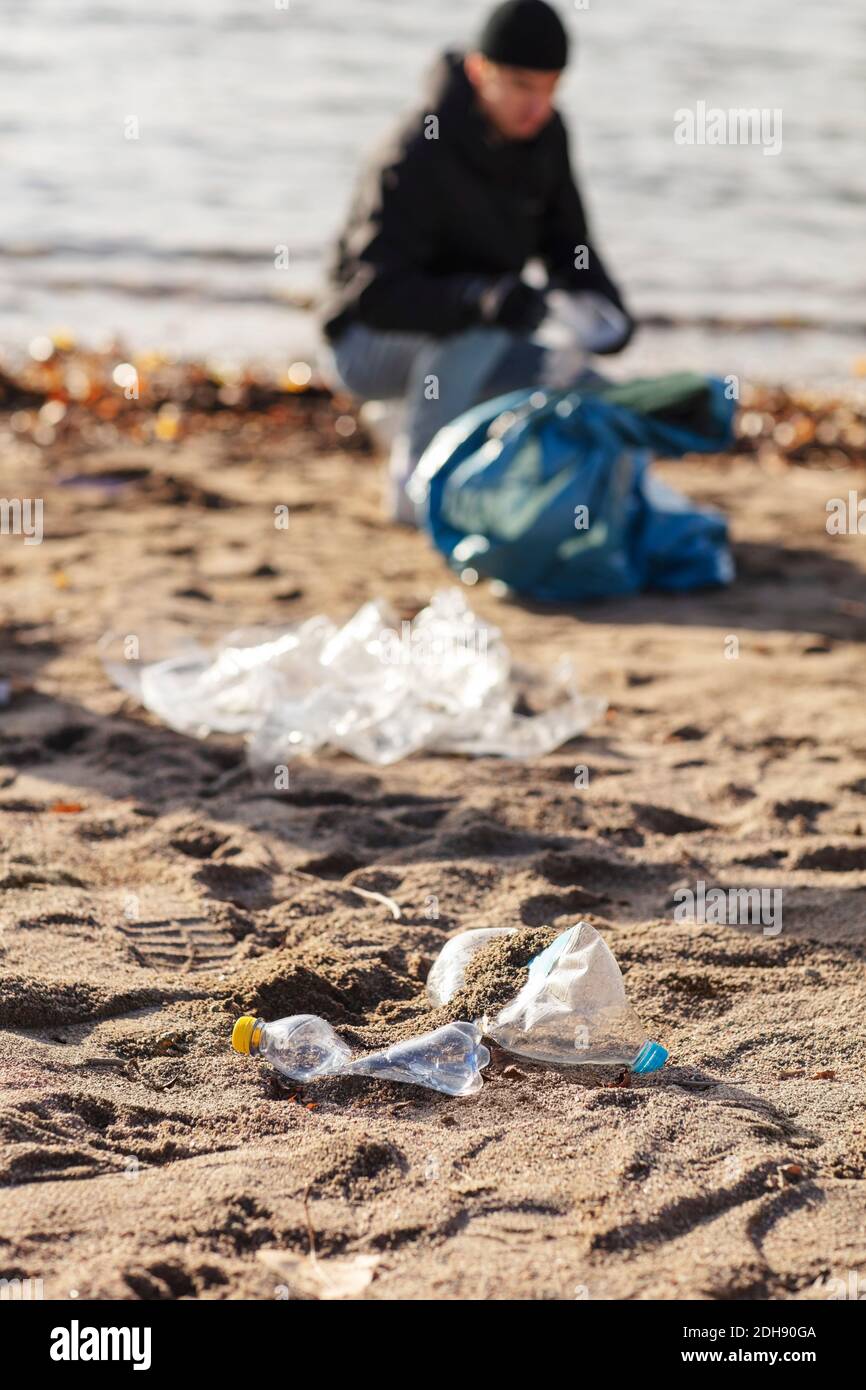 Collecting plastic waste hi-res stock photography and images - Alamy