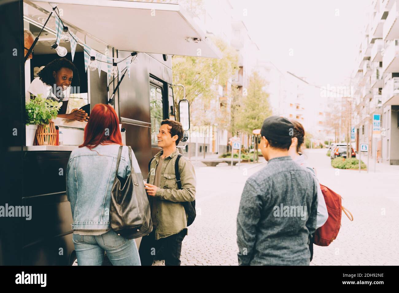 Customers Ordering Food Truck High Resolution Stock Photography and ...
