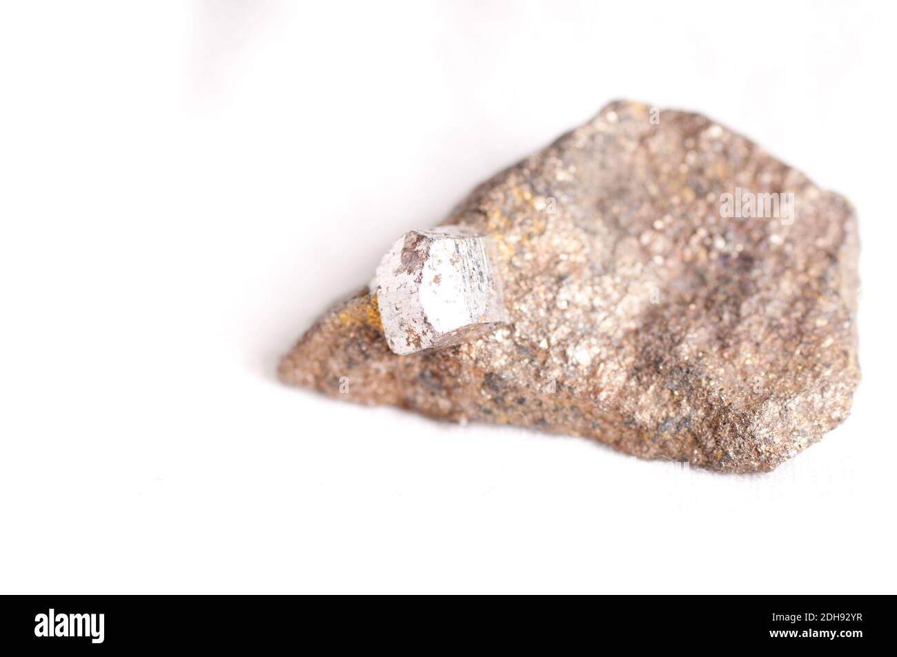 cobaltite or cobalt mineral sample used in manufacturing Stock Photo ...