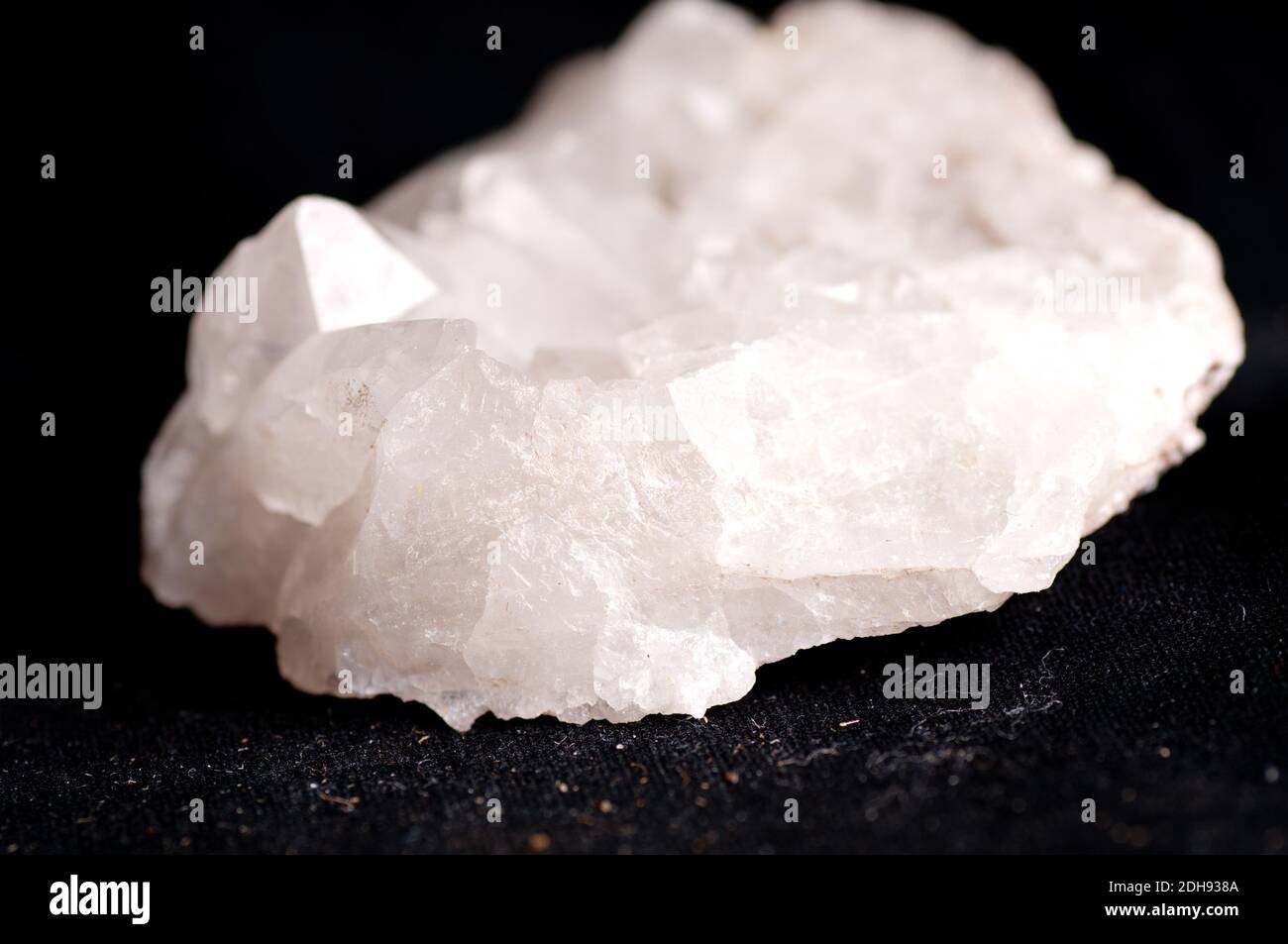 quartz crystal mineral sample used for jewelry or manufacturing Stock ...