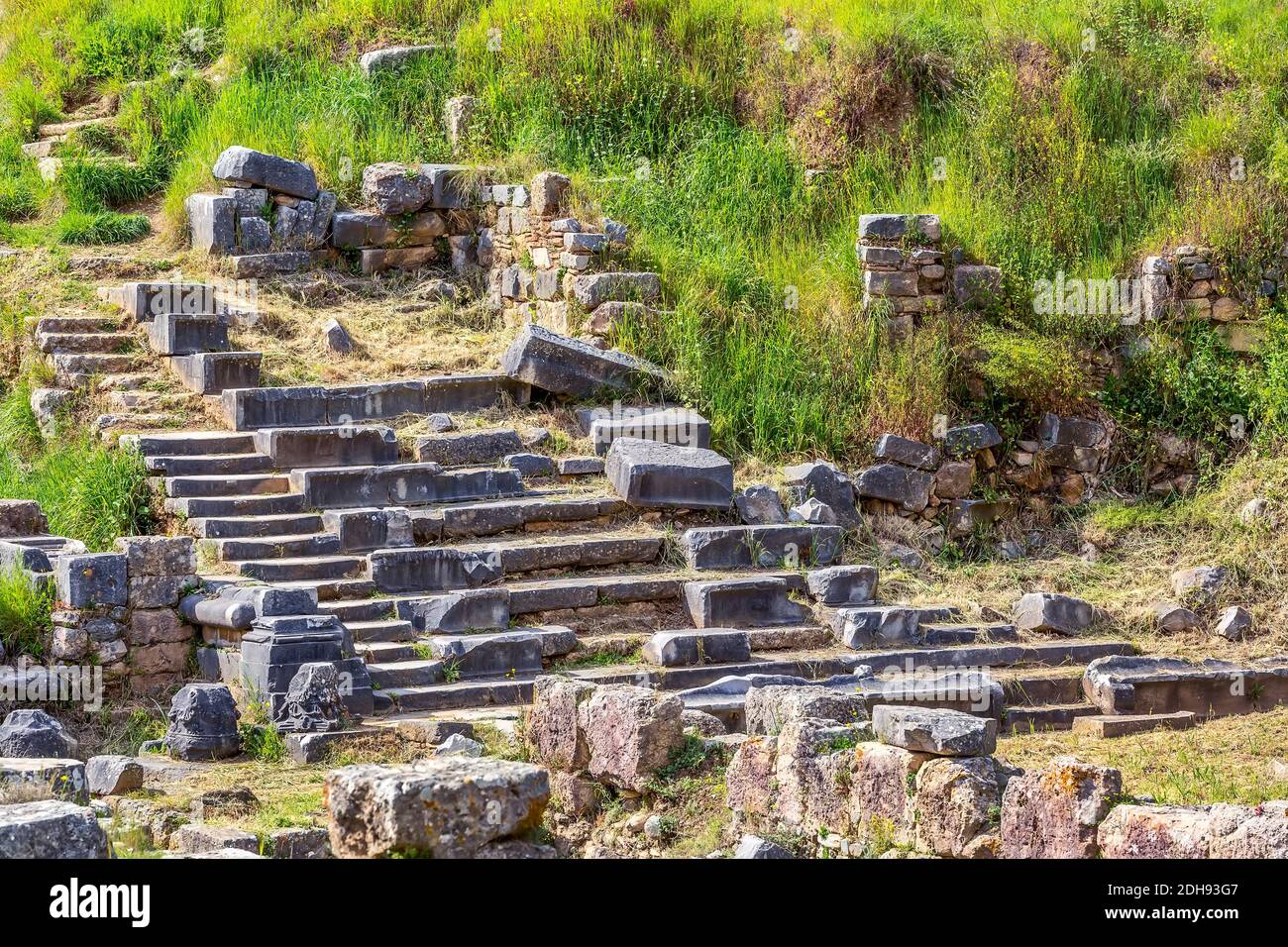 Ancient Sparta ruins, Peloponnese, Greece Stock Photo - Alamy