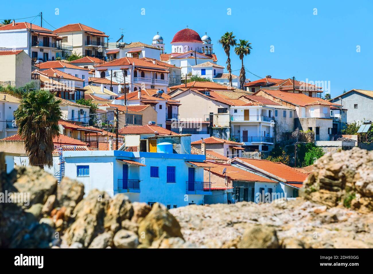 Traditional greek fishing village hi-res stock photography and images ...