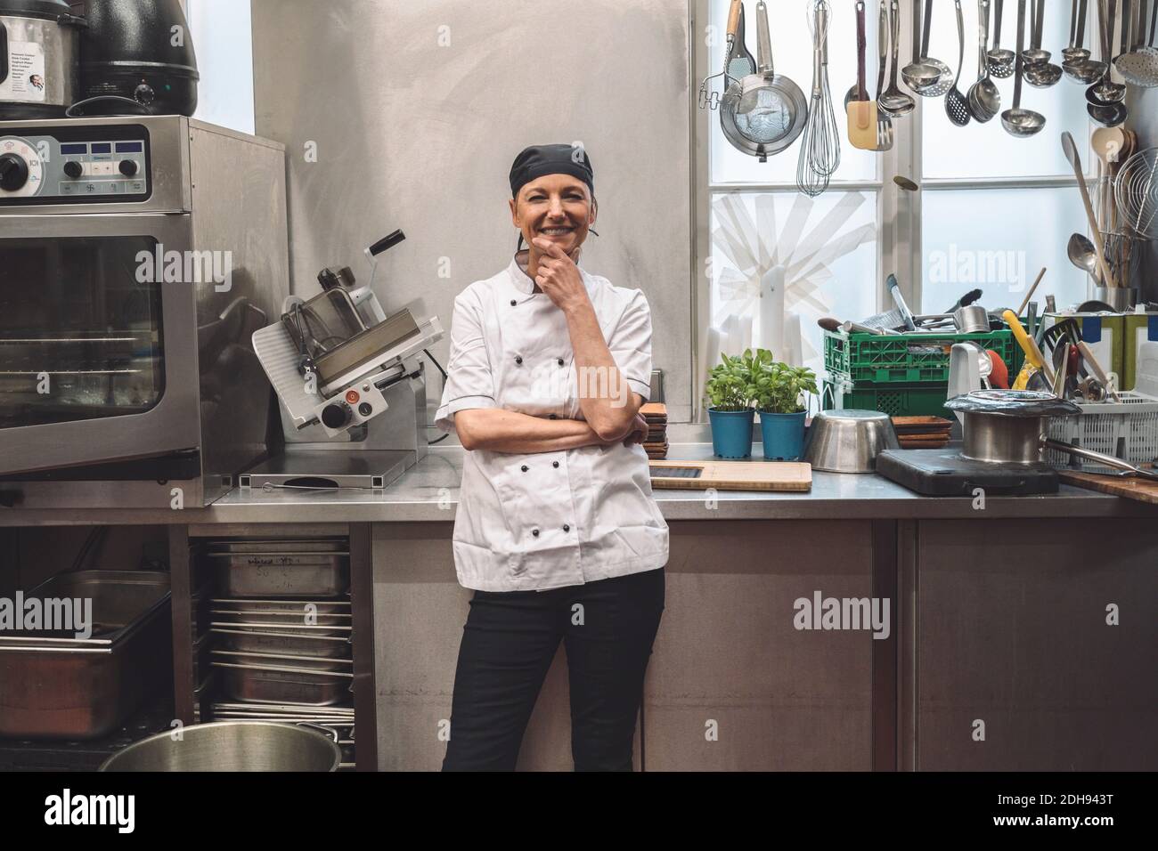 Portrait happy chef cook hi-res stock photography and images - Alamy