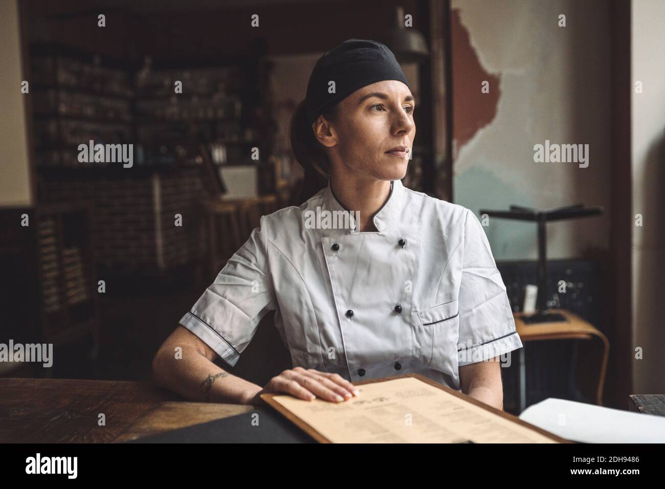 Chef menu planning hi-res stock photography and images - Alamy