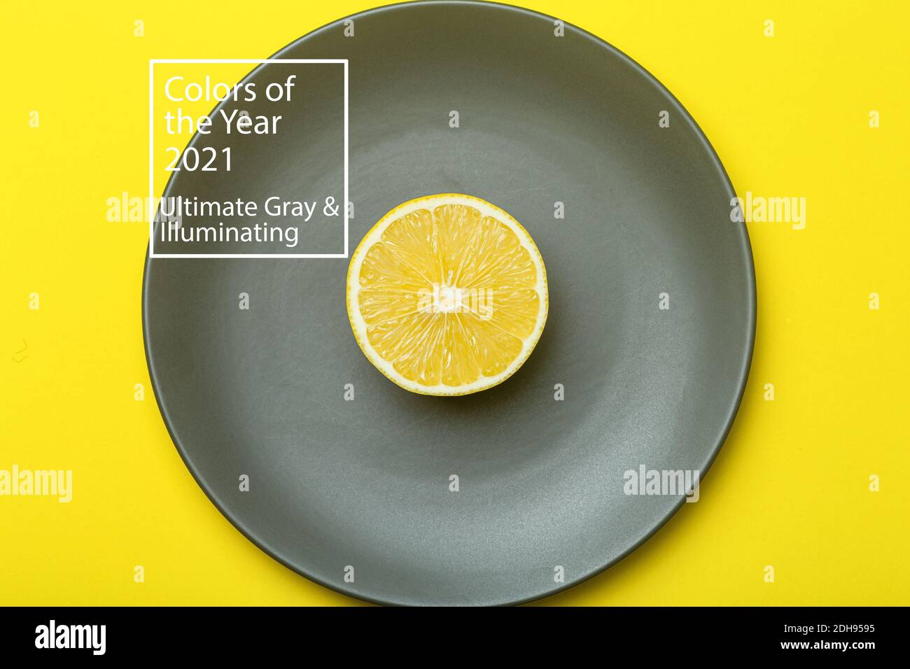 Colors of the year 2021 Ultimate Gray and Illuminating background ...