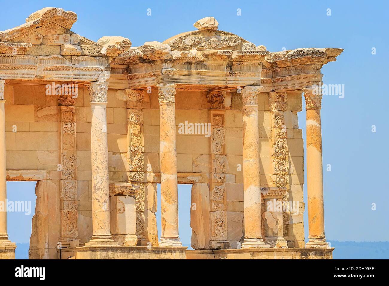 Celsus Library in Ephesus, Turkey Stock Photo - Alamy