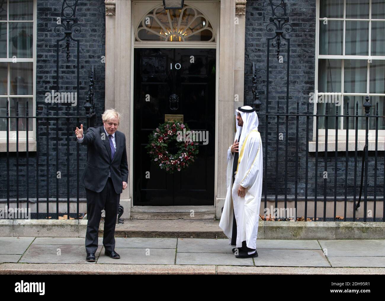 London, UK. 10th Nov, 2020. Prime Minister, Boris Johnson, meets Sheik ...