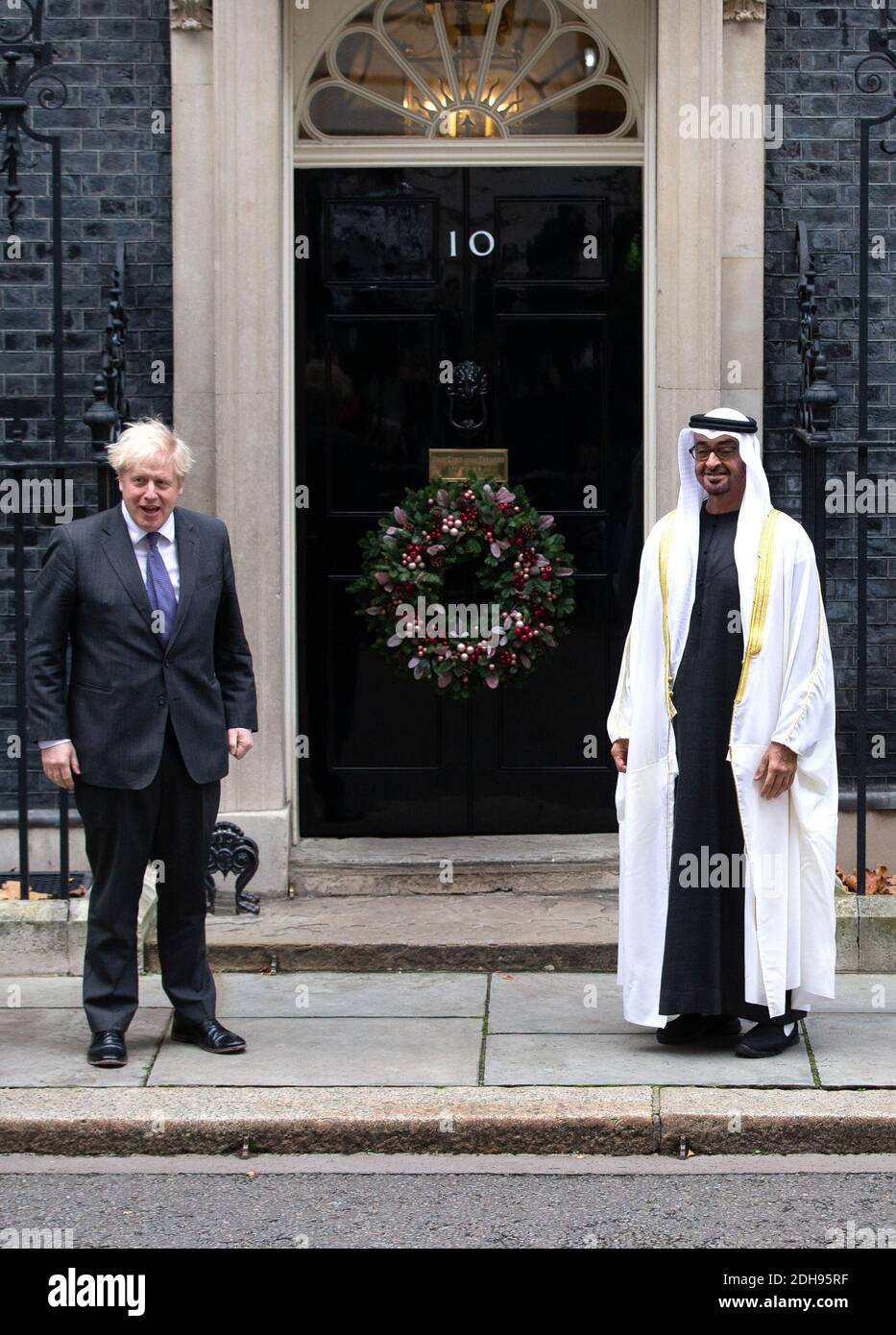 London, UK. 10th Nov, 2020. Prime Minister, Boris Johnson, meets Sheik ...